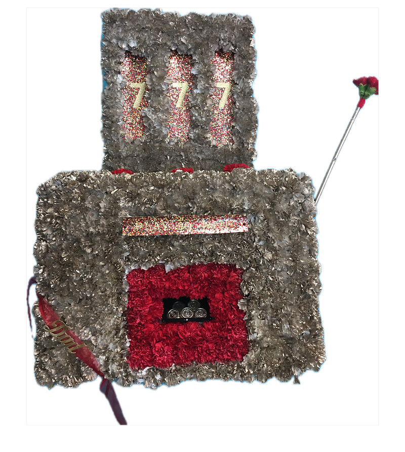 Slot Machine Tribute arranged by a florist in Freehold, NJ : Garden ...