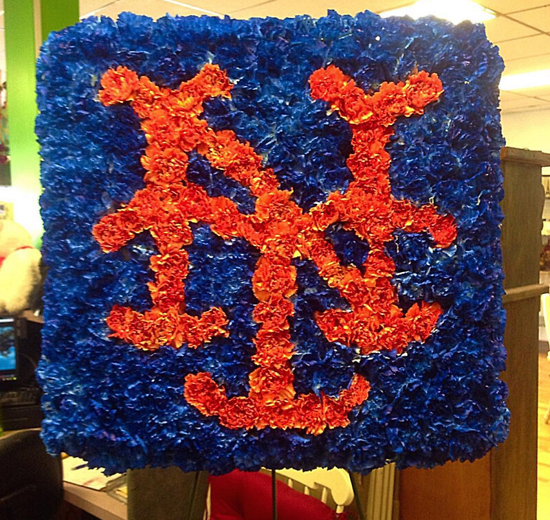 New York Mets Tribute arranged by a florist in Freehold, NJ : Garden ...